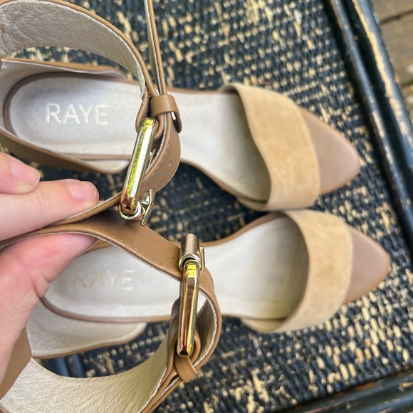RAYE | Shoes | Raye The Label Tan Heels | Poshmark